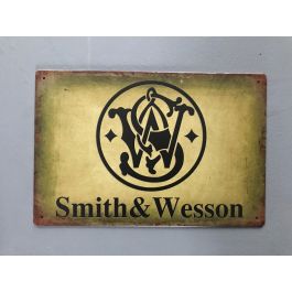 Smith & Wesson Tin Sign