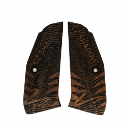 CZ Shadow 2 Walnut Grips (Long)